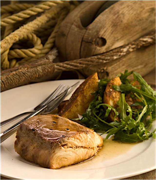 Barbecued Teriyaki Kingfish Yellowtail - Andrew Dwyer - The Cast Iron ...