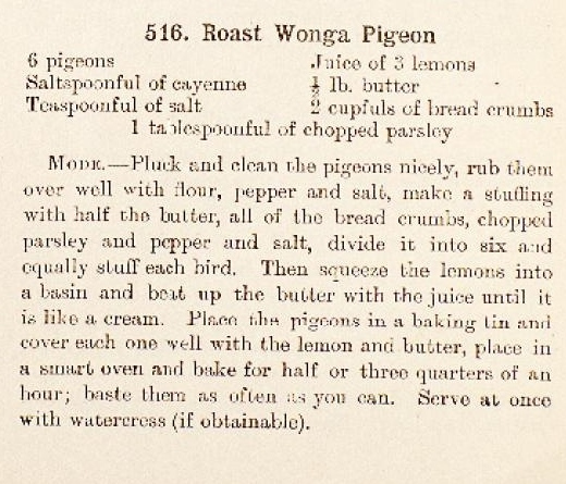 Roast Wonga Pigeon - Andrew Dwyer - The Cast Iron CookAndrew Dwyer ...